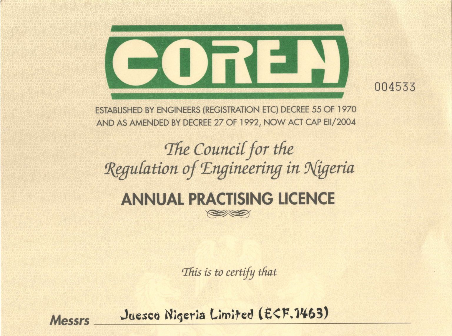 Home - Juesco Nigeria Limited